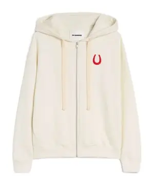 Jil Sander Embroidered Sweatshirts Hoodies For Women