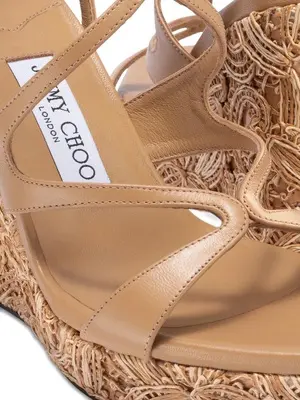 JIMMY CHOO Ayla Wedge Sandals