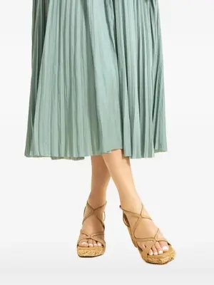 JIMMY CHOO Ayla Wedge Sandals