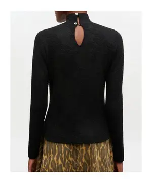 GANNI Sheer Turtleneck