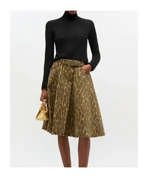 GANNI Sheer Turtleneck