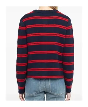 Zadig&Voltaire Striped Pocket Cardigan - Black