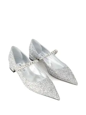 JIMMY CHOO Bing Crystal-embellished Pointed Pumps