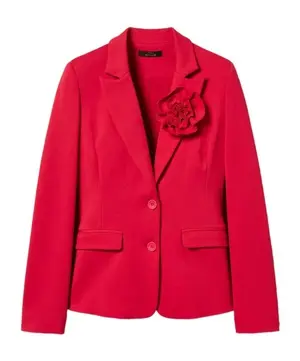 TWINSET Floral-appliqué Blazer