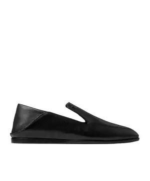JIMMY CHOO Eliot Leather Ballet Flats