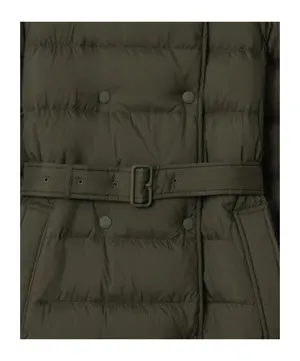 Burberry Hooded Double-breasted Puffer Coat