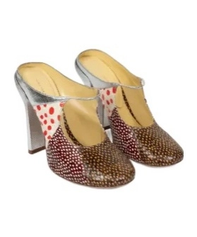 Dries Van Noten Patchwork Heeled Mules