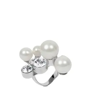 Dries Van Noten Ornamented Ring - White