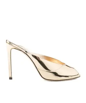 JIMMY CHOO Brigitte Peep-toe Mules