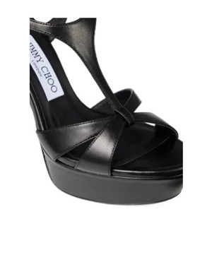 JIMMY CHOO 120mm Kesia Platform Bow Sandals