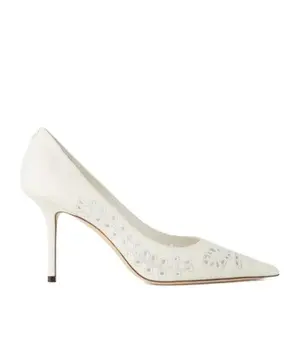 JIMMY CHOO Love Embroidered Stiletto Pumps