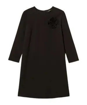 TWINSET Floral-brooch Mini Dress