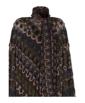 Missoni Long Sleeve Geometric Maxi Dress