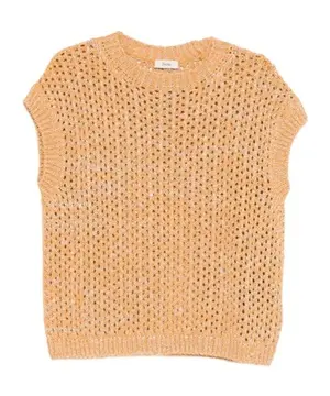 Herno Open Knit Short Sleeve Jacket