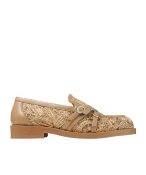JIMMY CHOO Strap Buckle Loafers
