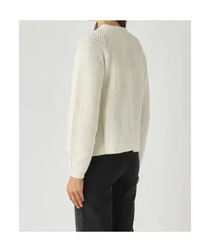 TWINSET Textured Crew Neck Sweater