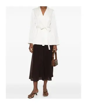 P.a.r.o.s.h Drawstring Midi Skirt