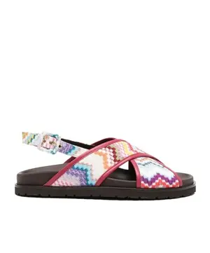 Missoni Zigzag Strap Sandals - Multicolor