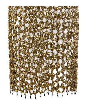 Etro Skirt With See-through Metal Paisley Details