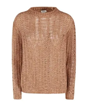 Herno Crewneck Open Knitted Jumper