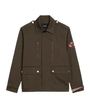 Zadig&Voltaire Zip Patch Cotton Jacket