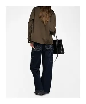 Zadig&Voltaire Zip Patch Cotton Jacket