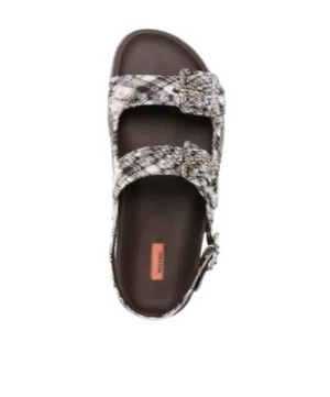 Missoni Buckle Strap Platform Sandal