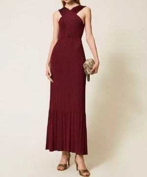 TWINSET Wrap Maxi Dress