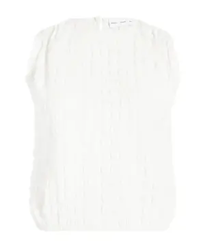 Proenza Schouler Bradley Textured Crew-neck Top