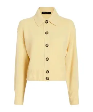 Proenza Schouler Rocio Button Cardigan - Nude