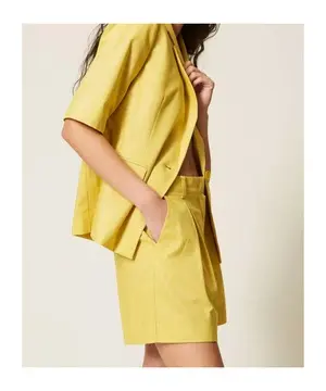TWINSET Lurex-detail Tailored Shorts