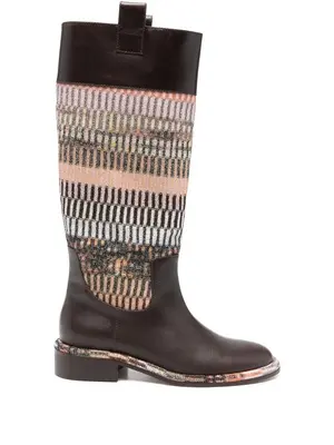 Missoni Clo Paneled Boots - Black