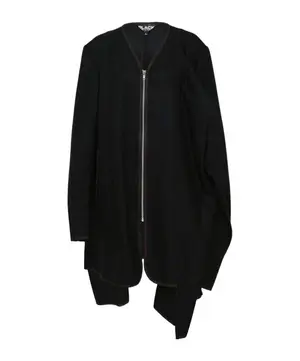 Comme Des Garçons Zip-up Patchwork Cape