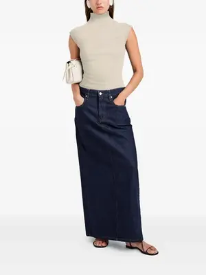 Proenza Schouler Zane Brushed Rib Top