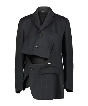 Comme Des Garçons Long-sleeved Suit Jacket