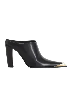 Etro Leather Mules - Black
