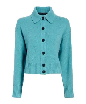 Proenza Schouler Rocio Buttoned Cardigan - Blue