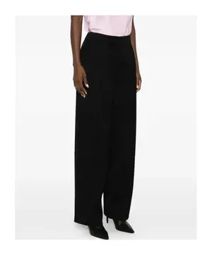 TWINSET Logo-plaque Wide-leg Trousers