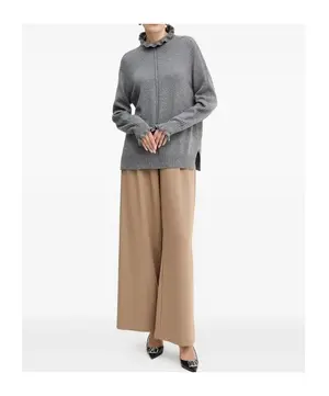 TWINSET Cashmere-blend Ruffled Pullover