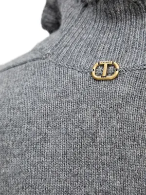 TWINSET Cashmere-blend Ruffled Pullover