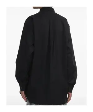 Comme Des Garçons Buckled Cotton Shirt