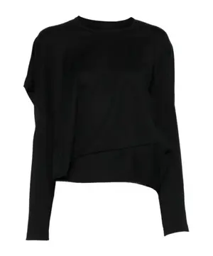 Junya Watanabe Layered Long Sleeve Top - Black