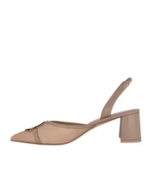 MALONE SOULIERS Misha Point-toe Slingback Pumps - Nude