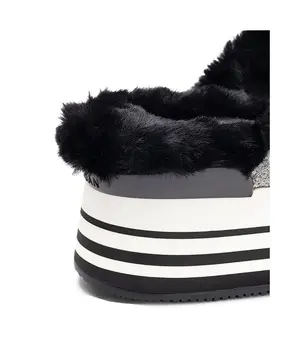 Hogan Platform Lace-up Mules