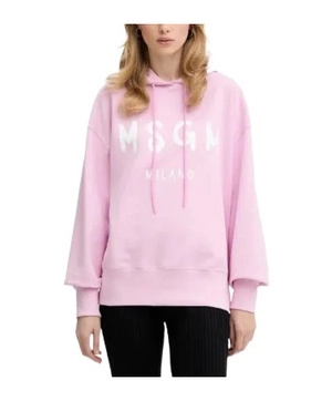 MSGM Logo-detail Hooded Sweatshirt