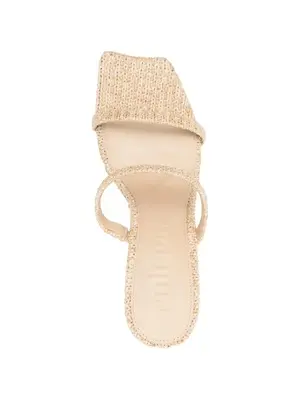 Cult Gaia Raven Woven Wedge Sandals