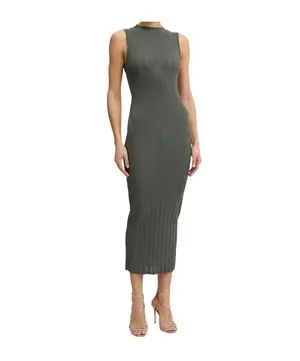 TWINSET Ribbed-knit Sleeveless Dress