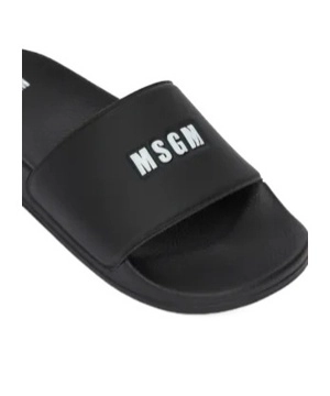 MSGM Logo-detail Open-toe Slides