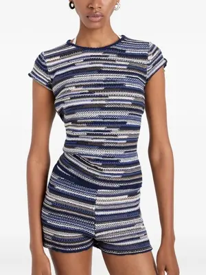 Proenza Schouler Veya Striped T-shirt - Gray