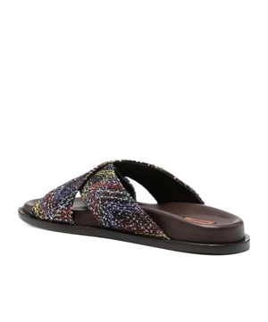 Missoni Criss-cross-strap Sandals - Black